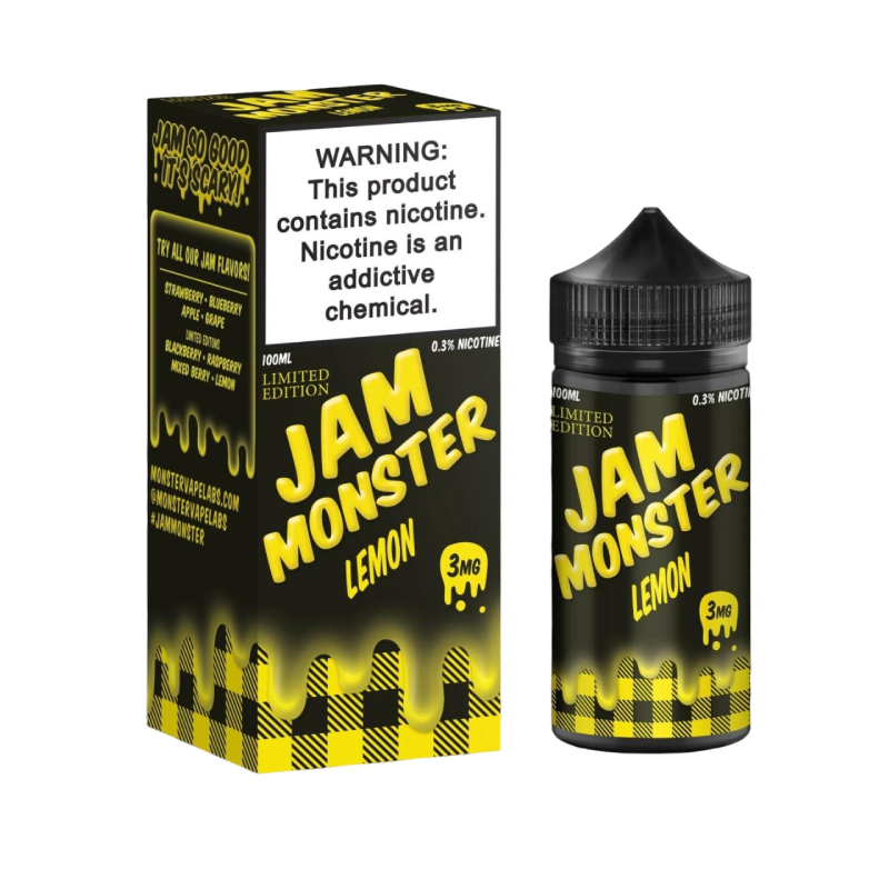 JAM MONSTER 3MG LEMON – Serena Wholesale